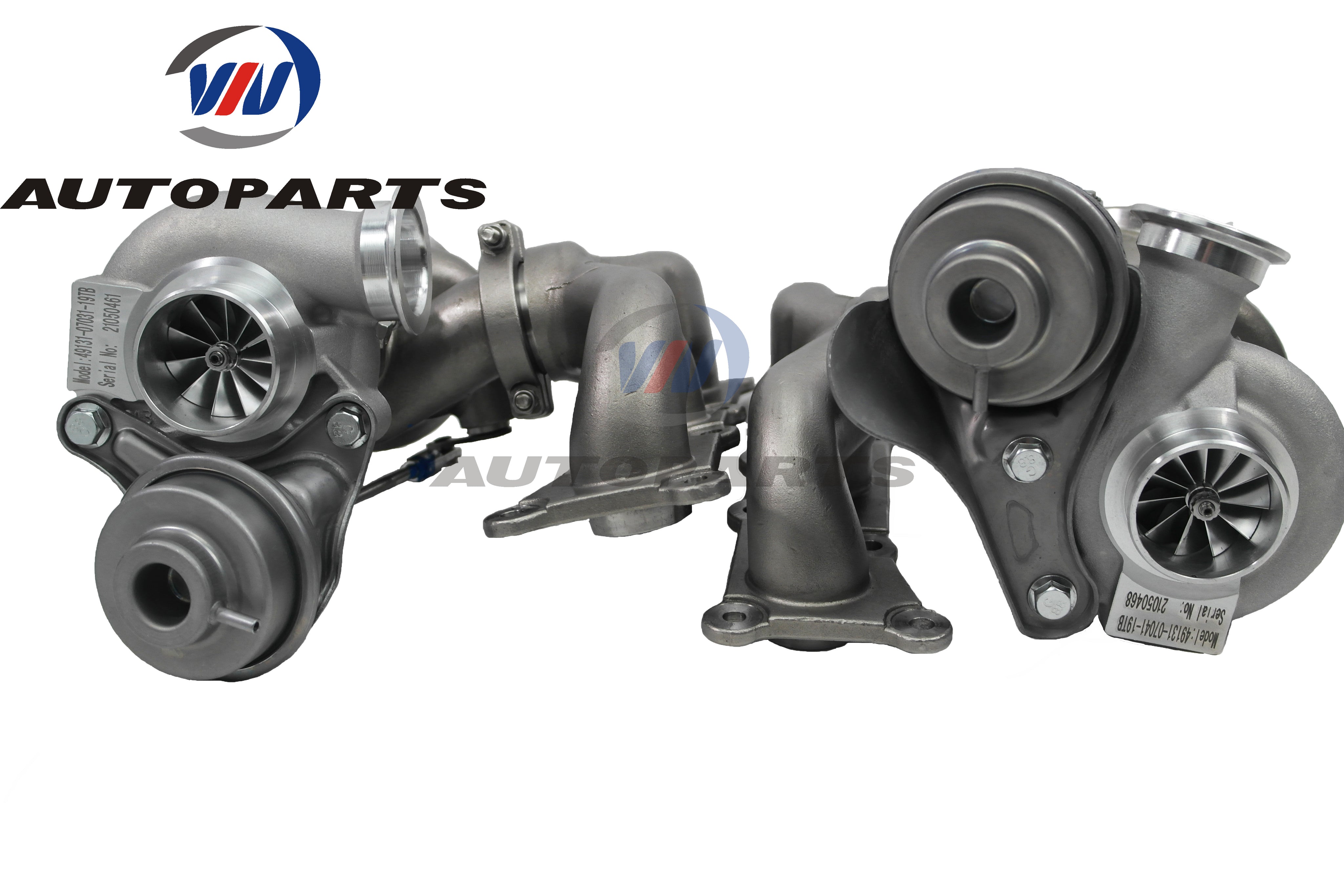 Upgraded VIV V4 TD04-19T Billet Twin Turbochargers for BMW 335i 3.0L w ...
